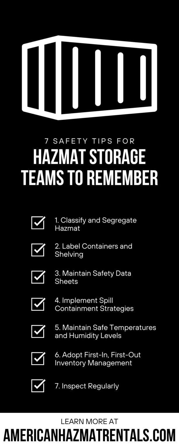 7 Safety Tips for Hazmat Storage Teams To Remember - American Hazmat ...